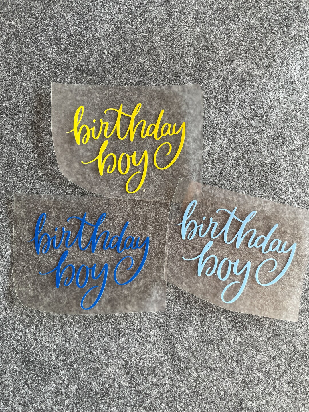 Iron-on Sticker "birthday Boy" - Etsy