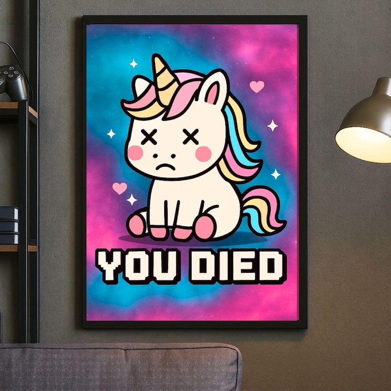 You Died Screen - Etsy