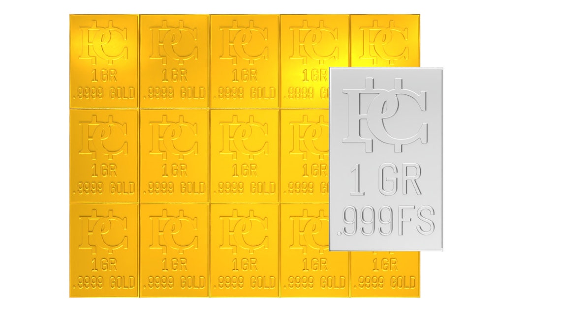 Wallet Gold 1 Gram Gold Snap Bar Breaks Into 15 One GR Bars Gold ...