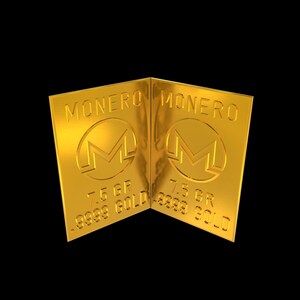 Monero Gold Snap Bar Breaks Into Two 7.5 GR Bars Gold Bullion Precious ...