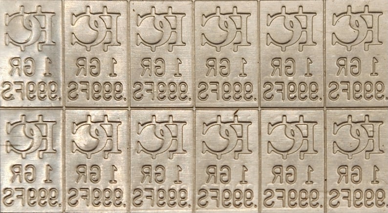 Silver Bullion Bars 1 Gram Silver Bar Divisible to 15 Bars Silver ...