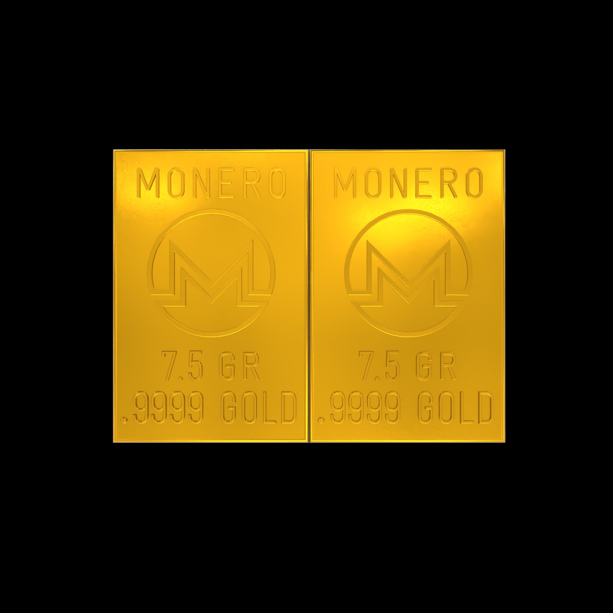 Monero Gold Snap Bar Breaks Into Two 7.5 GR Bars Gold Bullion - Etsy