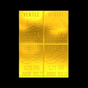 Yertle the Turtle Gold Snap Bar Breaks Into Four 3.75 Grain Bars Gold ...