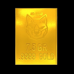SHIB2 Gold Snap Bar Breaks Into Two 7.5 GR Bars Gold Bullion Precious ...