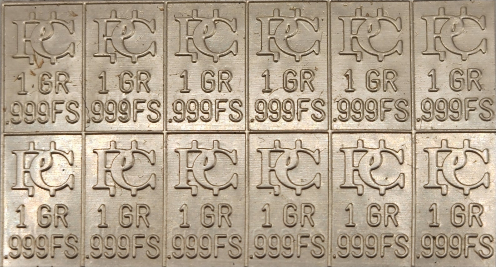 Silver Bullion Bars 1 Gram Silver Bar Divisible to 15 Bars Silver ...