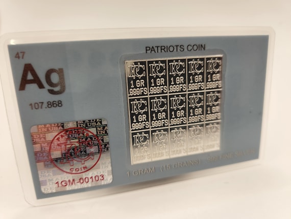 Silver Bar Divisible to 15 Bars Silver Bullion .999 Silver 1 - Etsy
