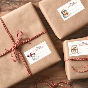 20 Christmas Printable Present Labels, Gift Tags - Etsy