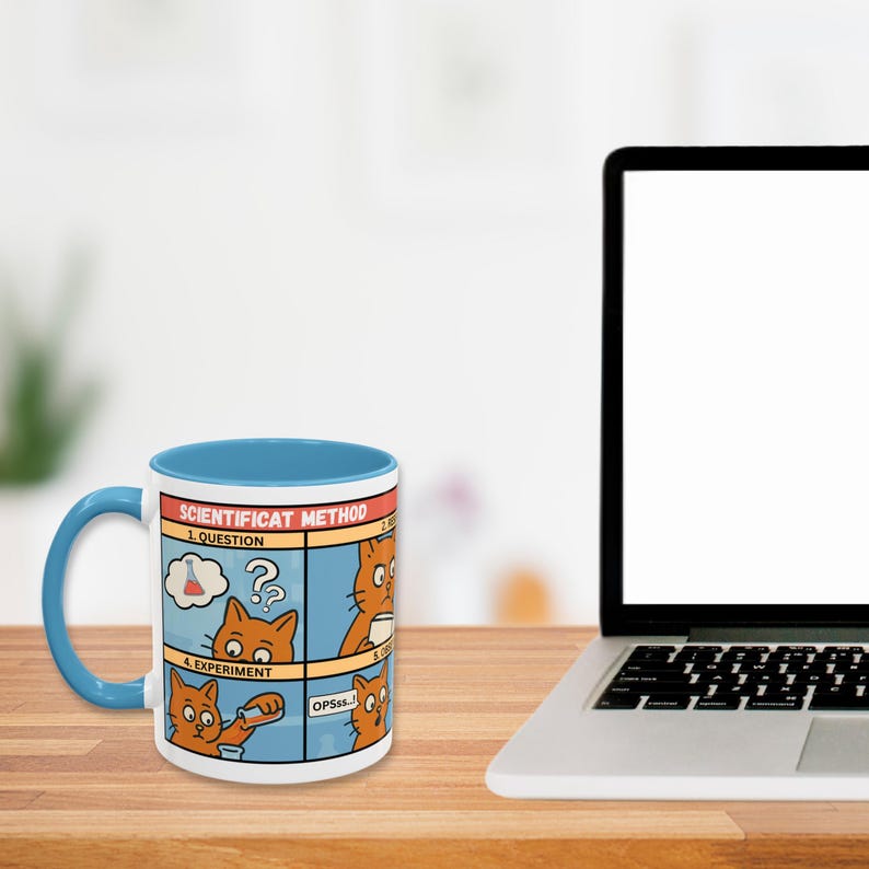 Cat Science Mug: "scientificat Method" Gift for STEM Teachers - Etsy