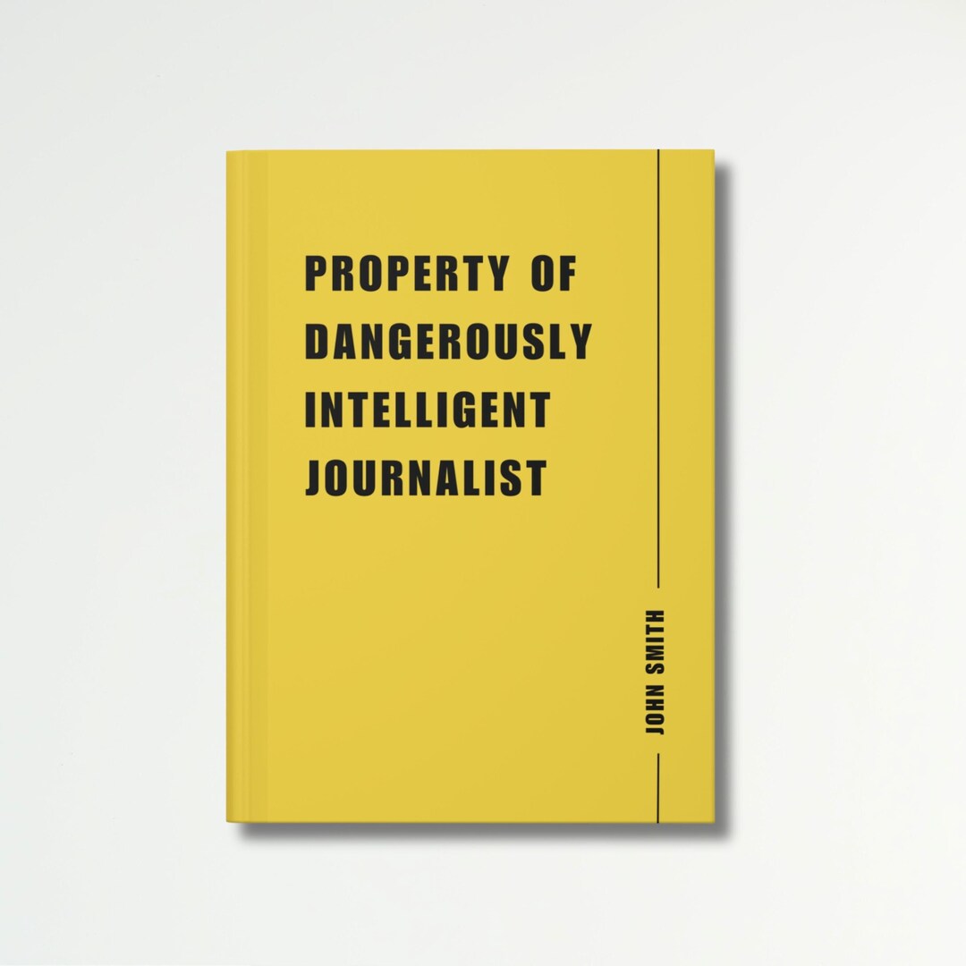 Personalized Journalist Notebook: Custom Name Journal Gift - Etsy