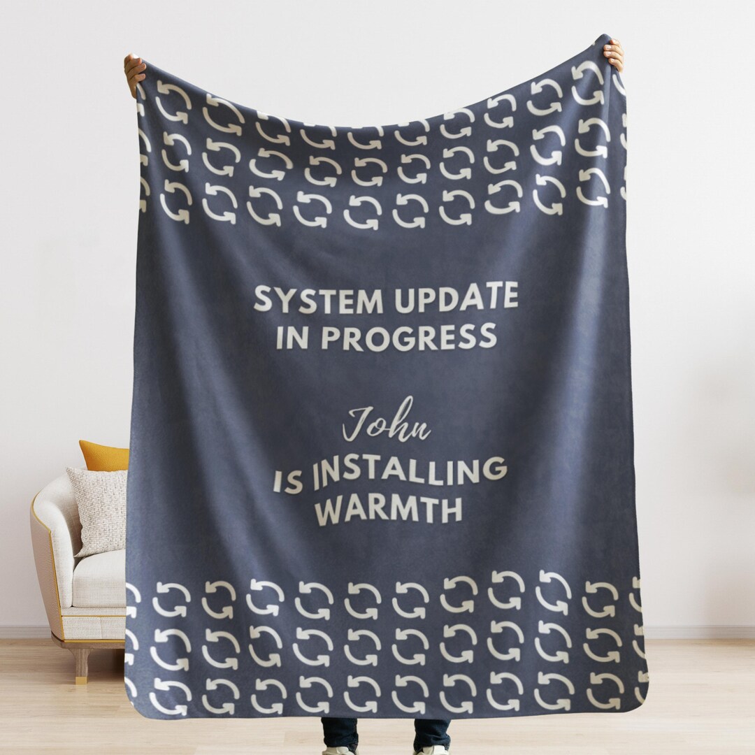 Tech Lover Gift, Personalized Programmer Blanket, Funny Developer ...
