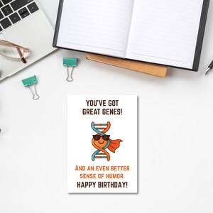 Funny Science Birthday Card Printable Lab Humor for Biologists, Nerds ...