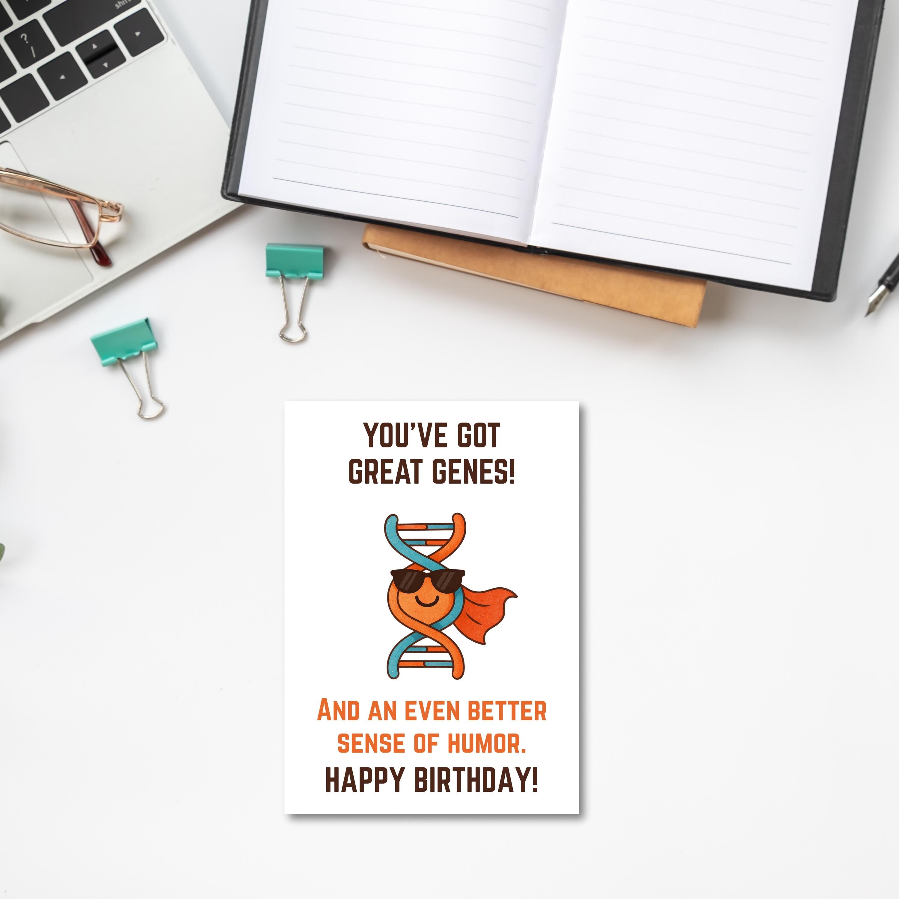 Funny Science Birthday Card Printable Lab Humor for Biologists, Nerds ...