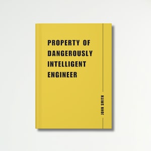 Engineer Journal, Personalized Engineer Notebook, Custom Engineer Gift ...