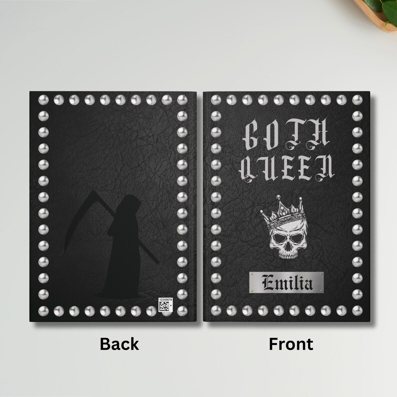 Personalized Gothic Journal, Custom Gothic Notebook, Custom Book With ...