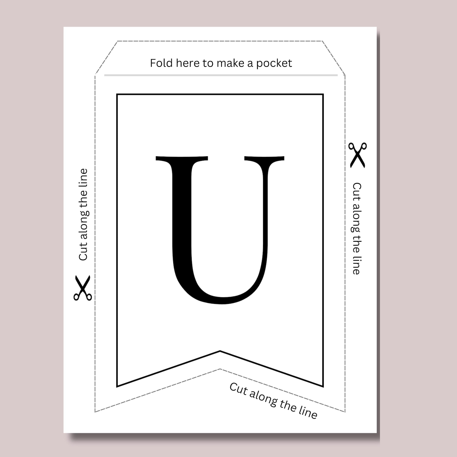 DIY Printable Banner, Birthday Party, Shower Decoration, Event Decor ...