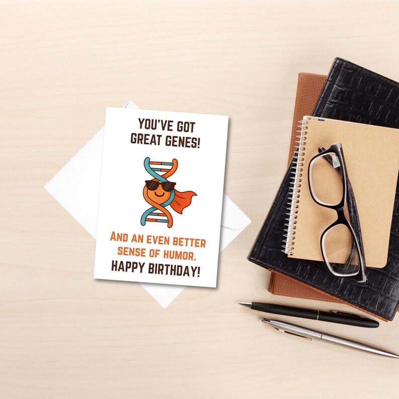 Funny Science Birthday Card Printable Lab Humor for Biologists, Nerds ...