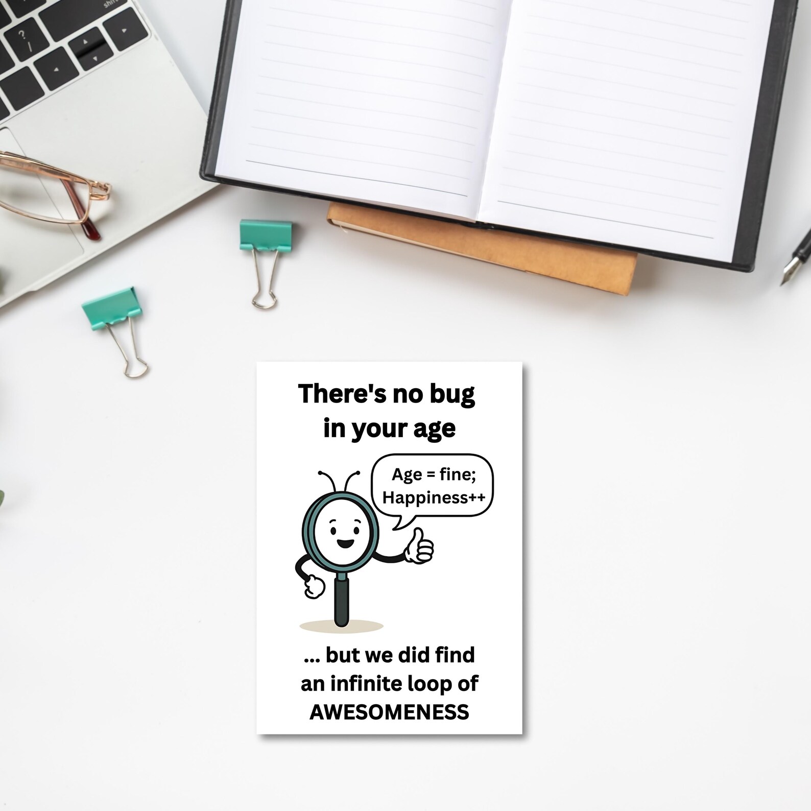 Programmer Birthday Card Printable Funny Coding Gift for Developers ...