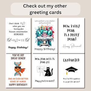 Programmer Birthday Card Printable Funny Coding Gift for Developers, Engineers, Tech Lovers ...
