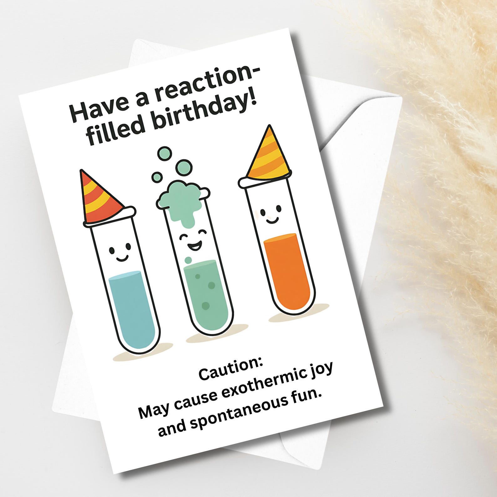 Funny Science Birthday Card Chemistry Card Printable Lab Humor for ...