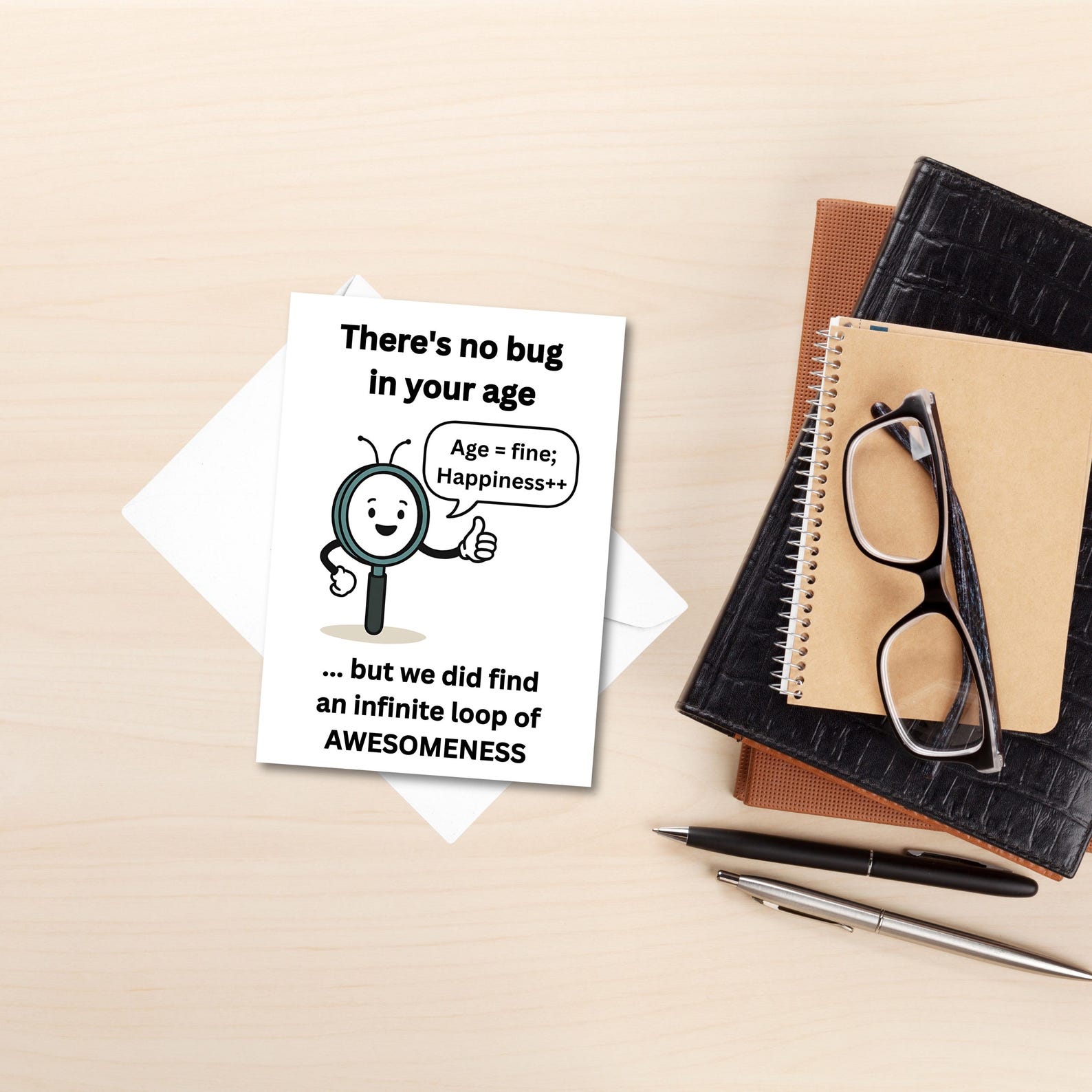 Programmer Birthday Card Printable Funny Coding Gift for Developers ...