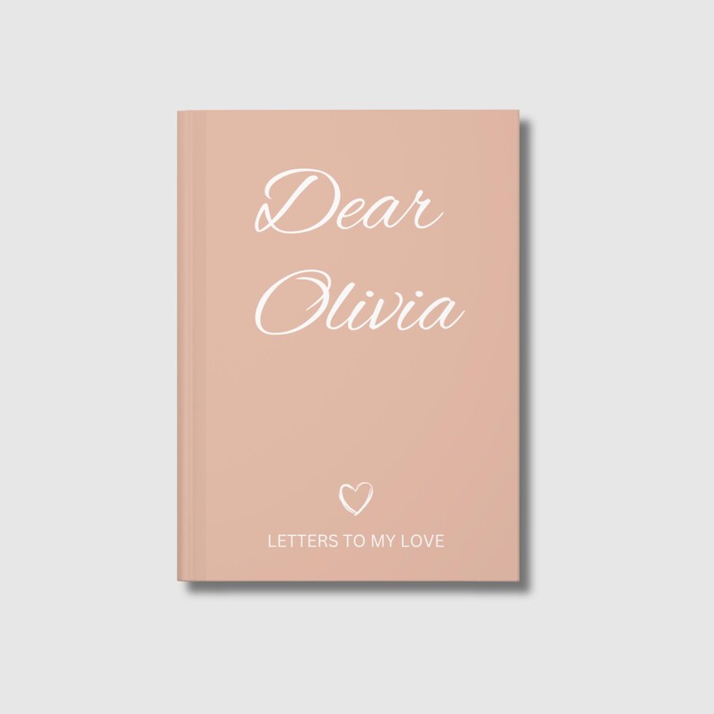 Personalized Couple Journal – Letters to My Love – Keepsake Notebook ...