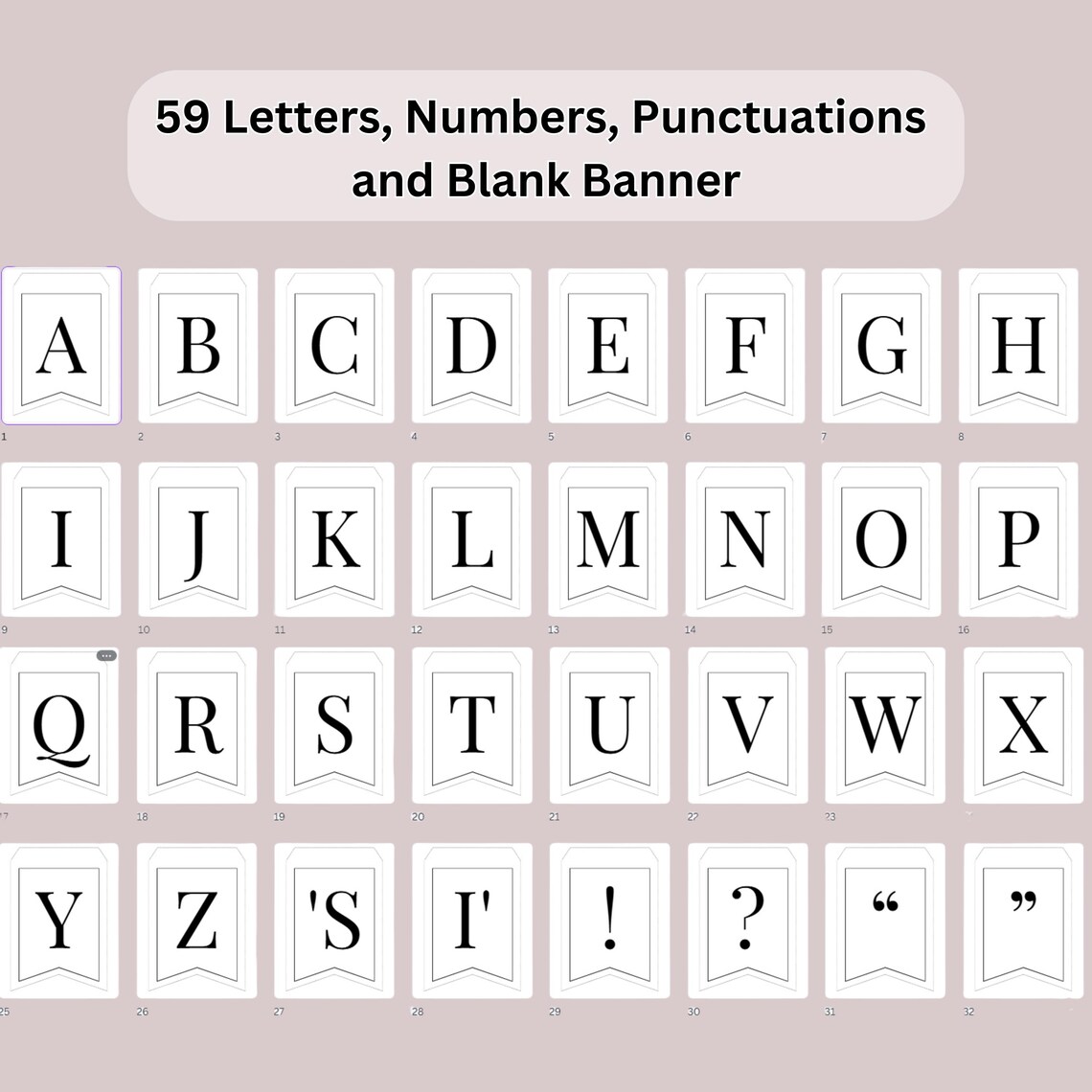 DIY Printable Banner, Birthday Party Decoration, Event Decor, Bulletin ...