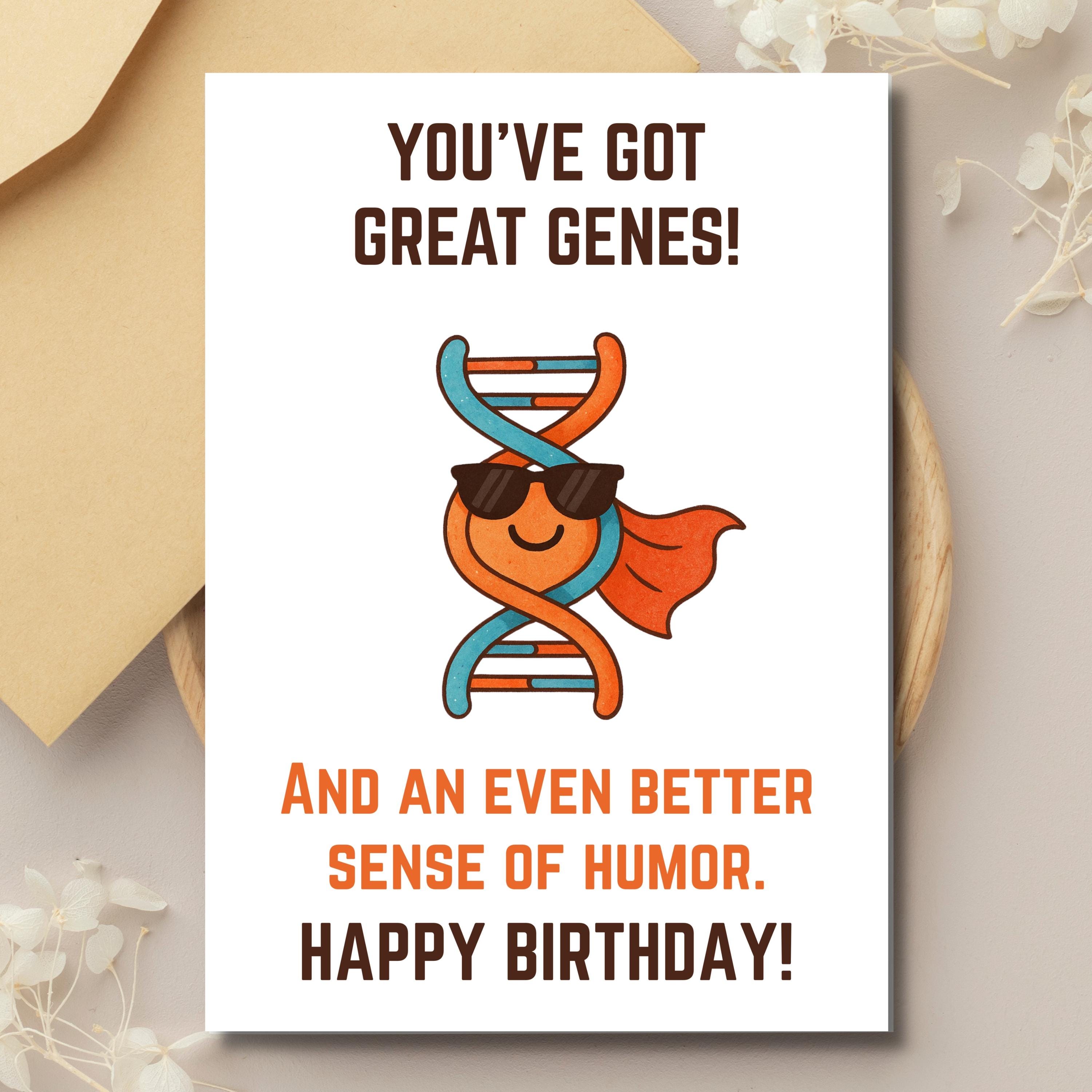 Funny Science Birthday Card Printable Lab Humor for Biologists, Nerds ...