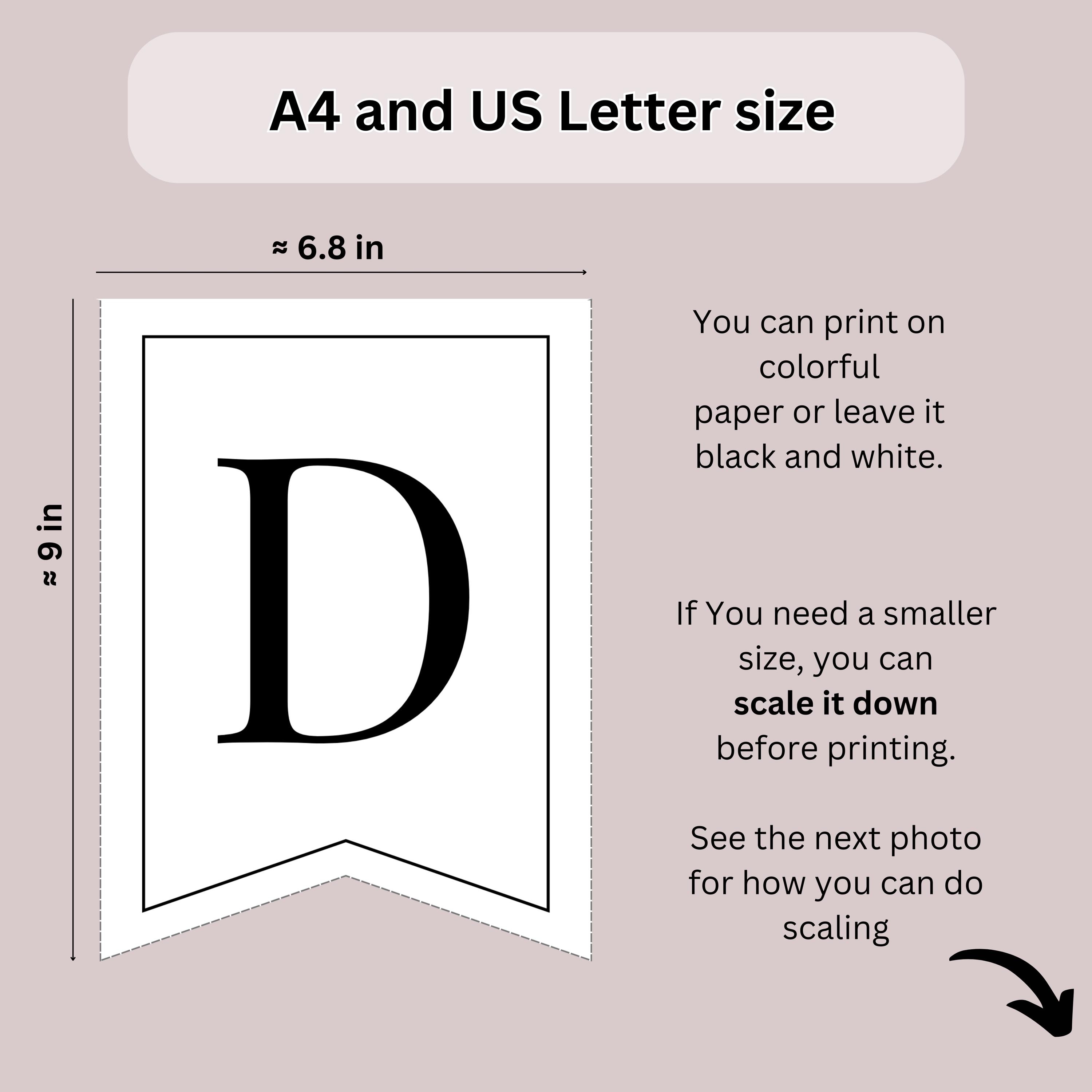 DIY Printable Banner, Birthday Party Decoration, Event Decor, Bulletin ...