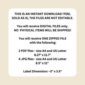 Set of 20 Christmas Printable Present Labels, Gift Tags - Etsy