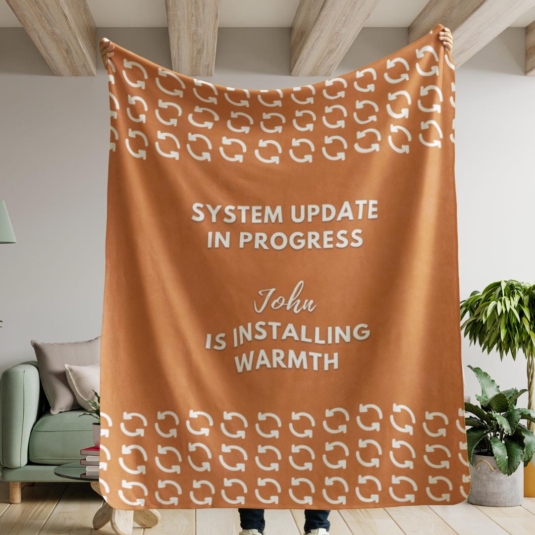 Funny Tech Lover Gift, Personalized Programmer Blanket, Developer ...