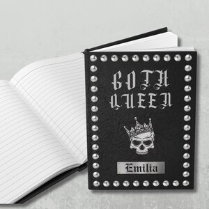 Personalized Gothic Journal, Custom Gothic Notebook, Custom Book With ...