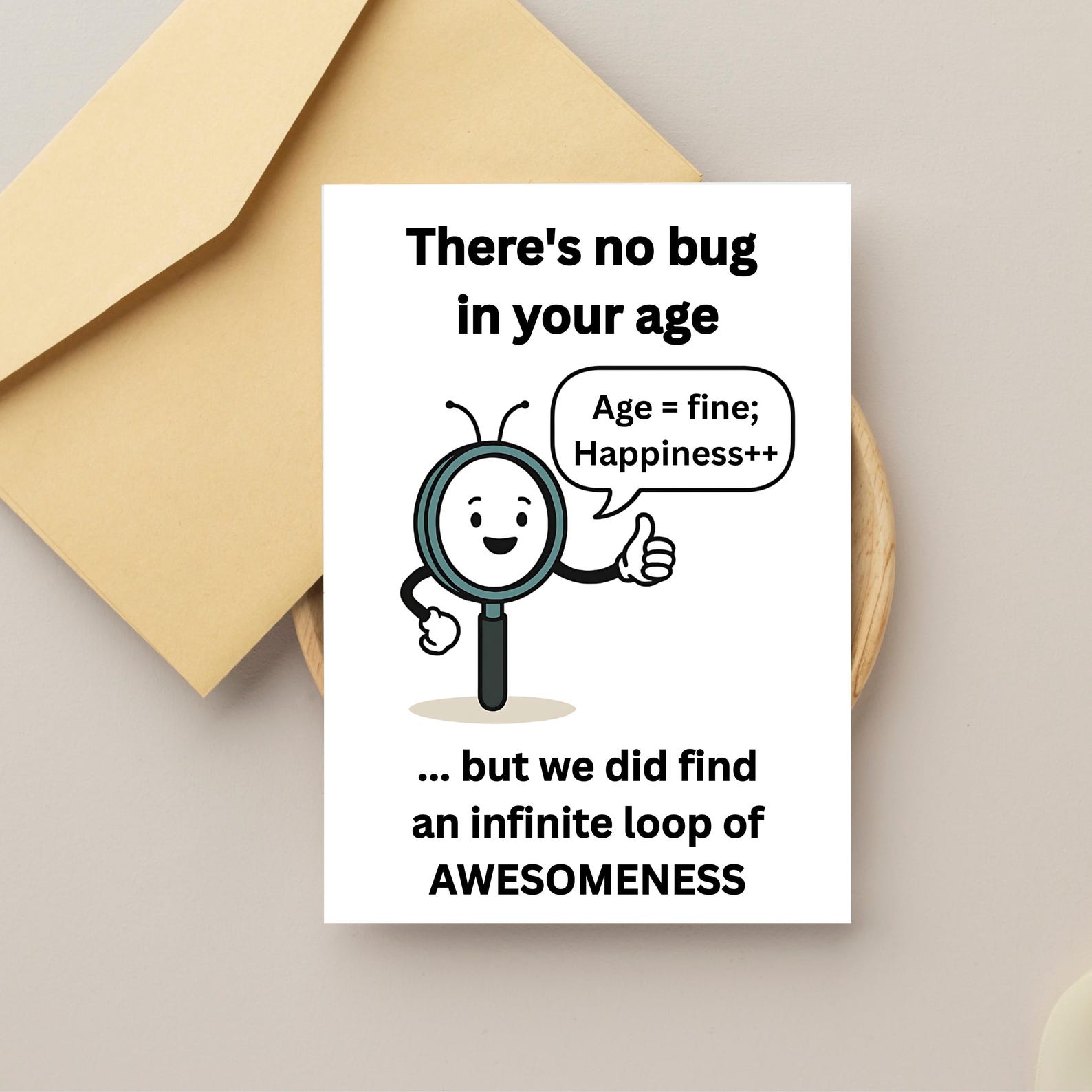 Programmer Birthday Card Printable Funny Coding Gift for Developers ...