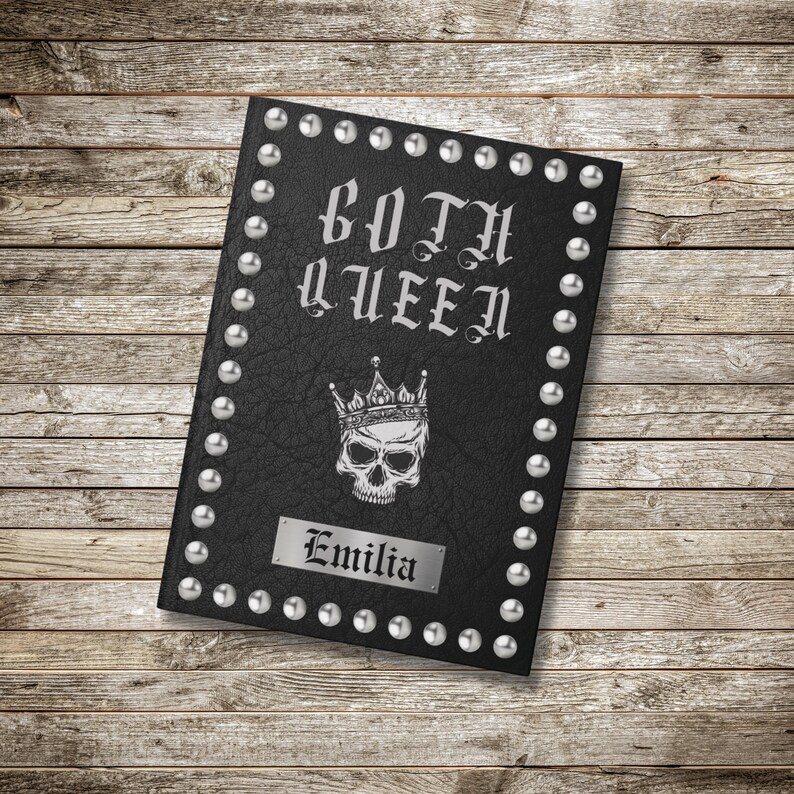 Personalized Gothic Journal, Custom Gothic Notebook, Custom Book With ...