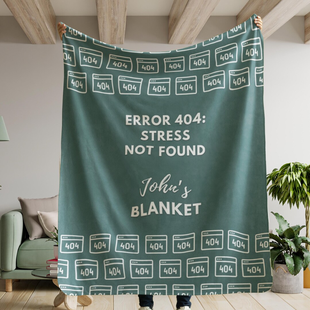 Developer Gift, Personalized Tech Lover Blanket, Funny Programmer ...