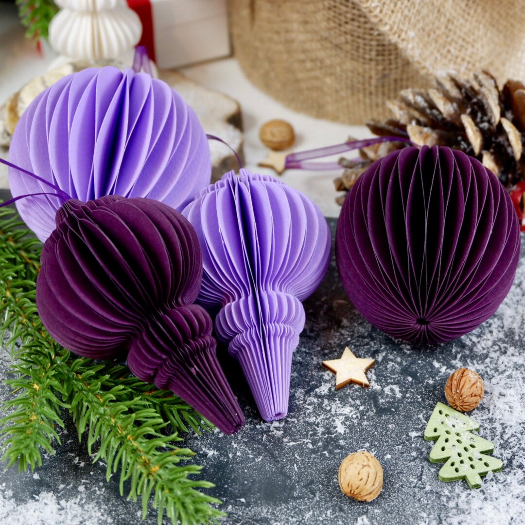 4 Pcs. Christmas Decoration Set Paper Decoration Christmas Decoration ...