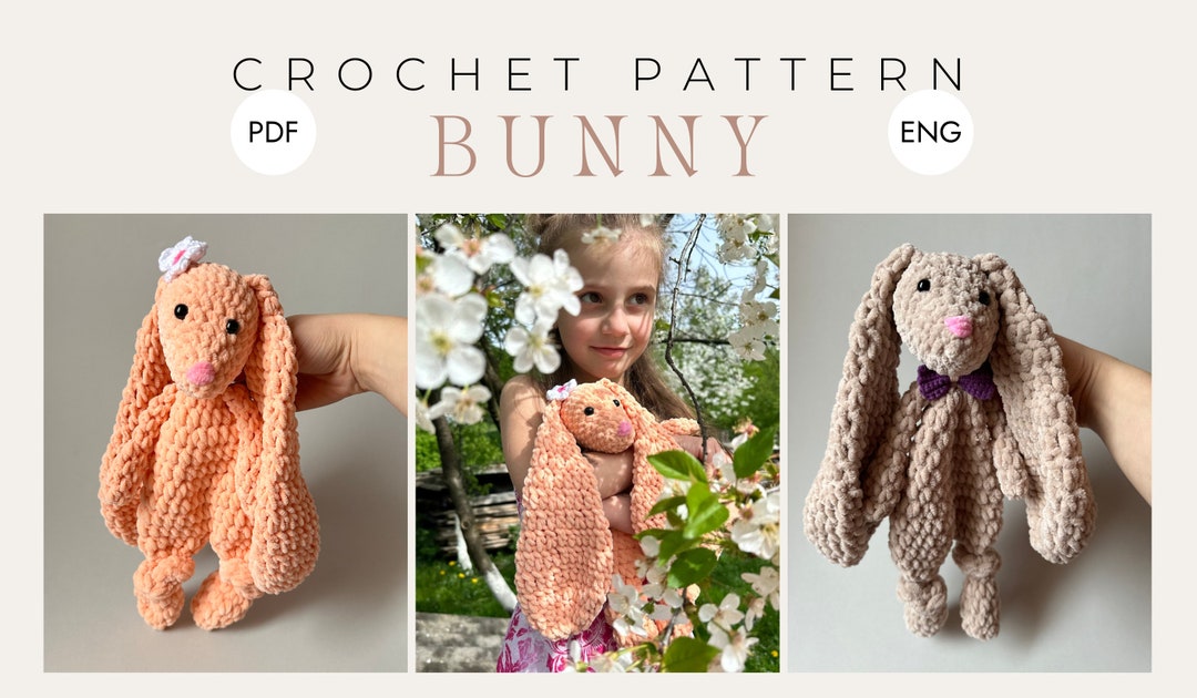 Bunny Snuggler Pattern. Lovely Amigurumi Pattern. Newborn Crochet ...