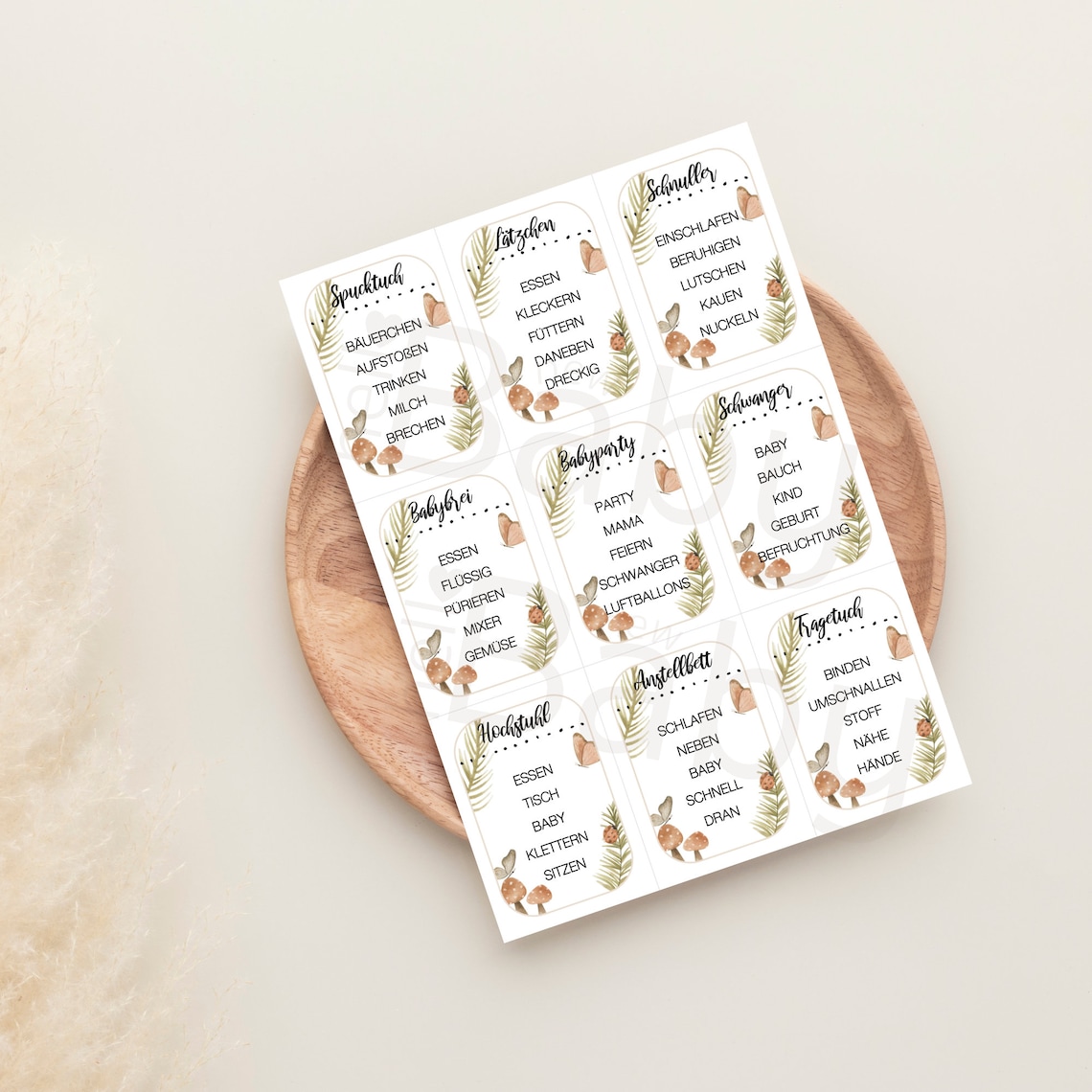 Activity Babyparty Spiel Tabu Pantomime Zeichnen - Etsy.de
