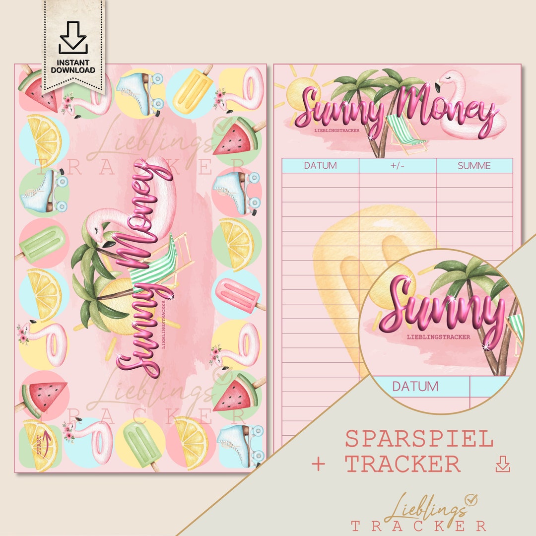 Sunny Money Budget Binder Printable Savings Game - Etsy Australia