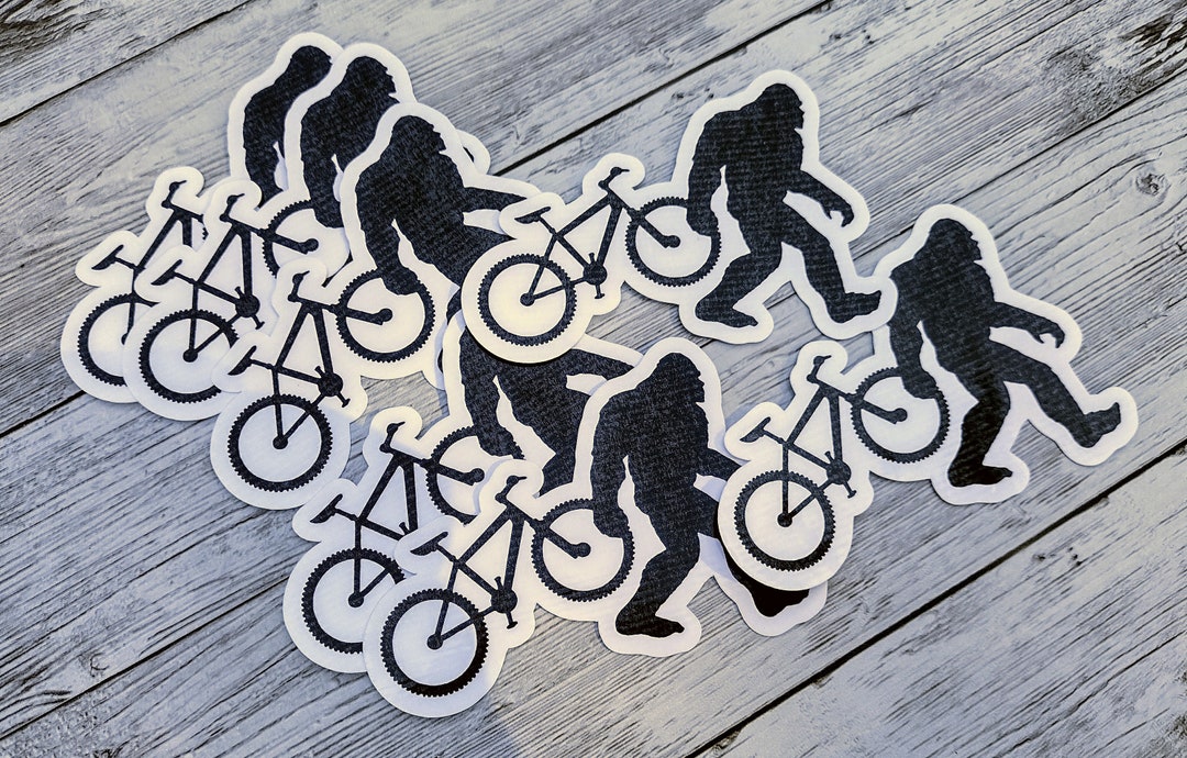 Bigfoot Bicycle Sticker - Etsy