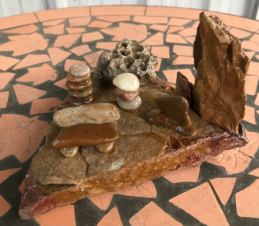 Handmade Miniature Rock Garden Feature - Etsy Australia