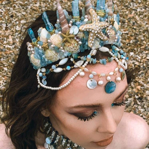Mermaid Tiara - Etsy UK