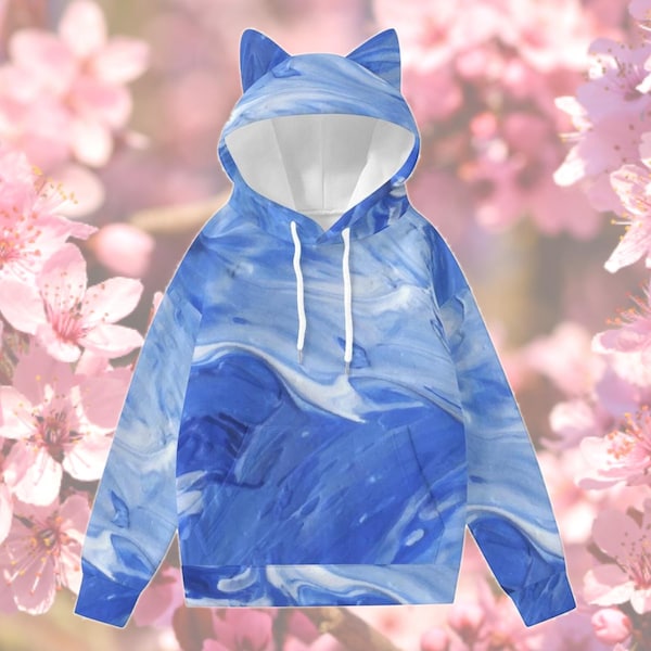 Cat Ear Hoodie - Etsy