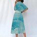 Ocean Waves Skirt, Waves Skirt, Marine Theme Dress, Mermaidcore Fashion ...