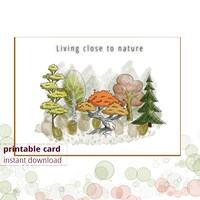 Forest Landscape - Etsy