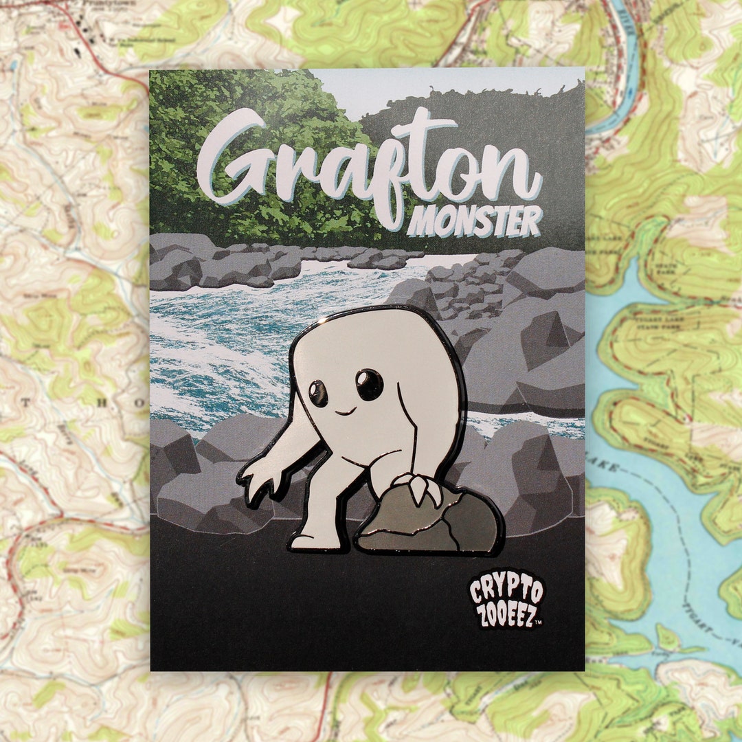 Grafton Monster Hard Enamel Pin | Cryptid Enamel Pin for Cryptozoology ...