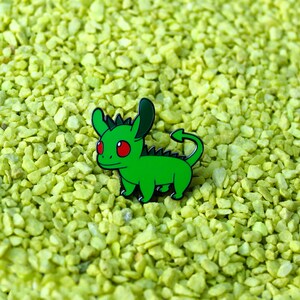Chupacabra Hard Enamel Pin | Cryptid Enamel Pin for Cryptozoology Merch Fans of Cute Merch ...