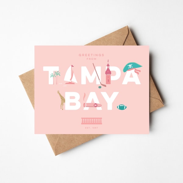 Tampa Greeting Card - Etsy