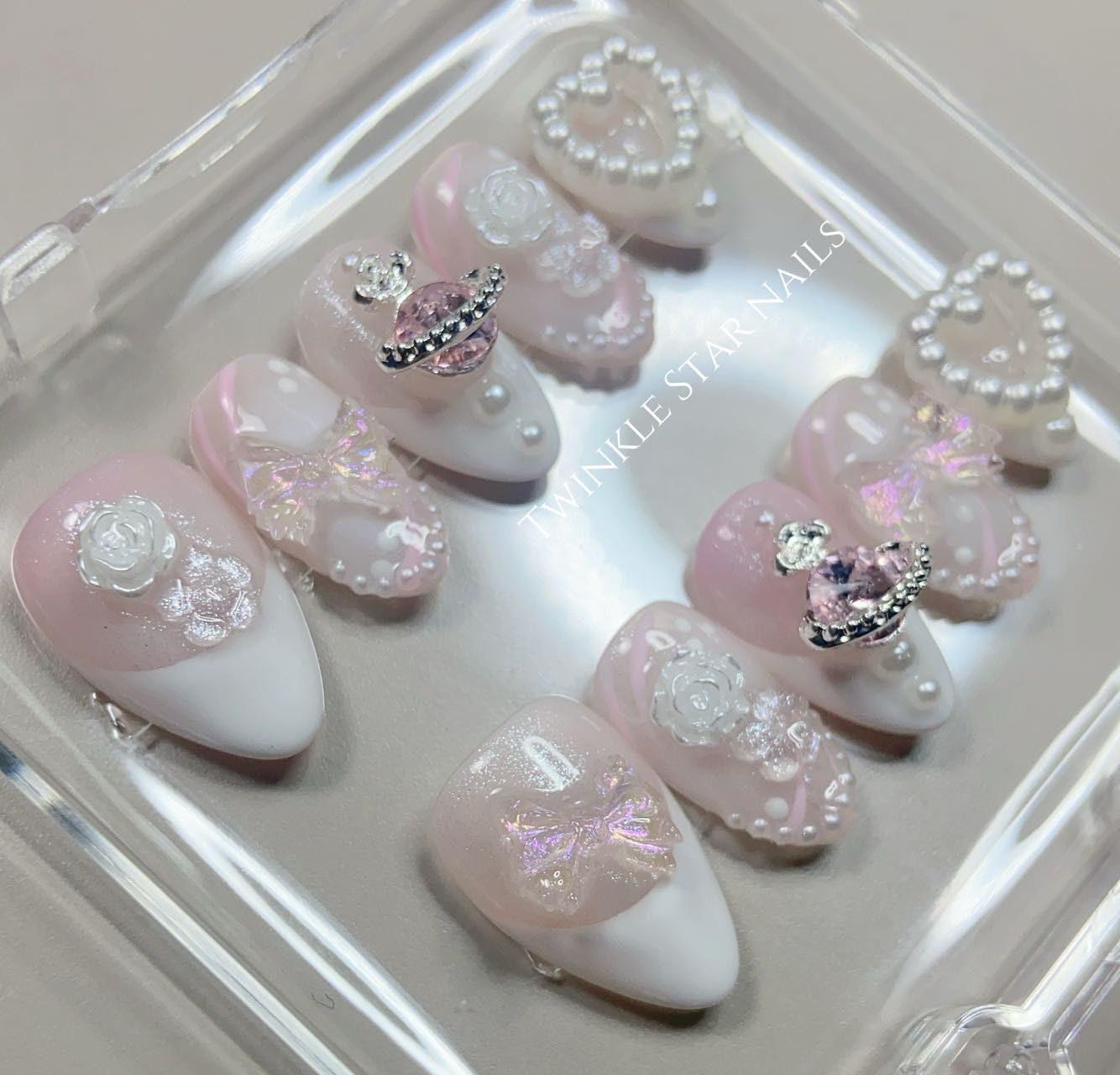 I'm LITERALLY SO CUTE | Ins Nails | Sweet Nails | Pretty Nails ...