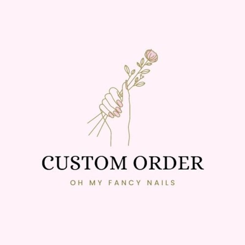 Glue on Nails Designs - Etsy