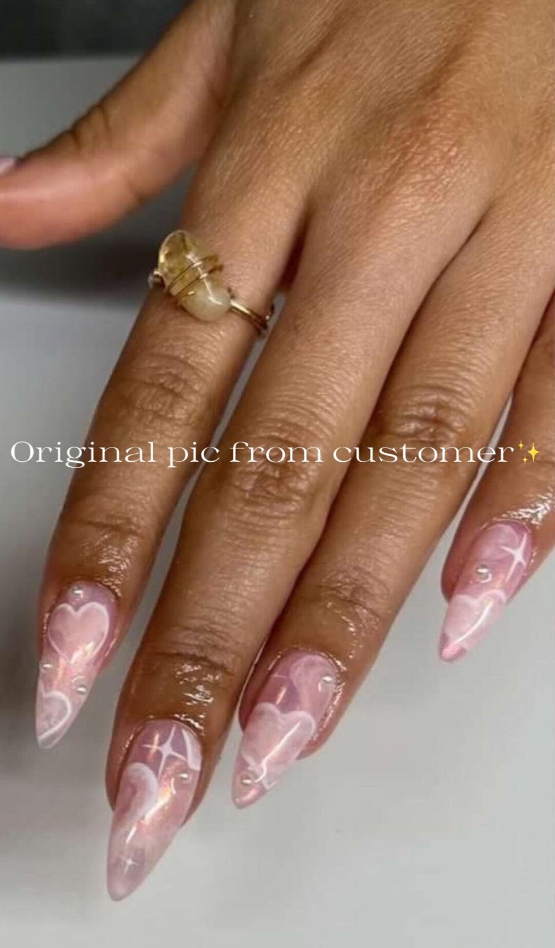 Custom Design No.32 Press on Nails | for the Custom Nails Please ...